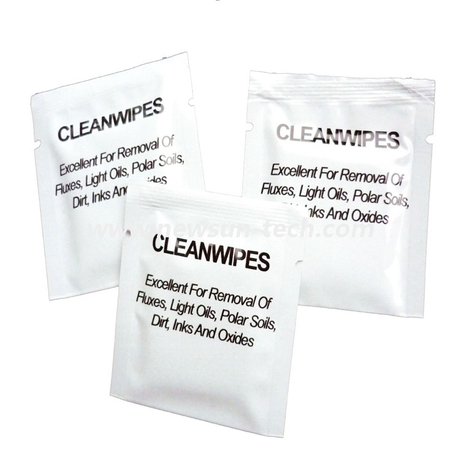 NS2-003 Low Lint Fabric Micro Fiber Optic Screen Cleaning IPA Wipes ...